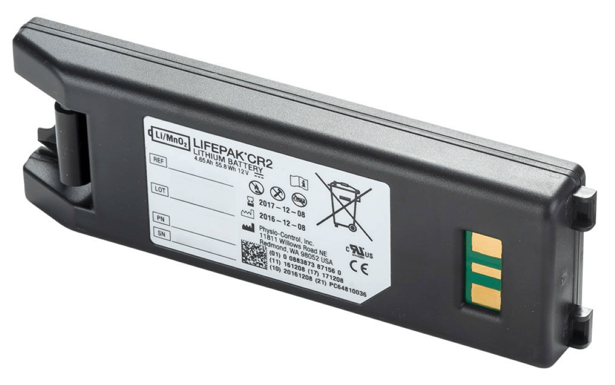 Lifepak CR2 Battery | Defibrillators Brisbane - AED Brisbane